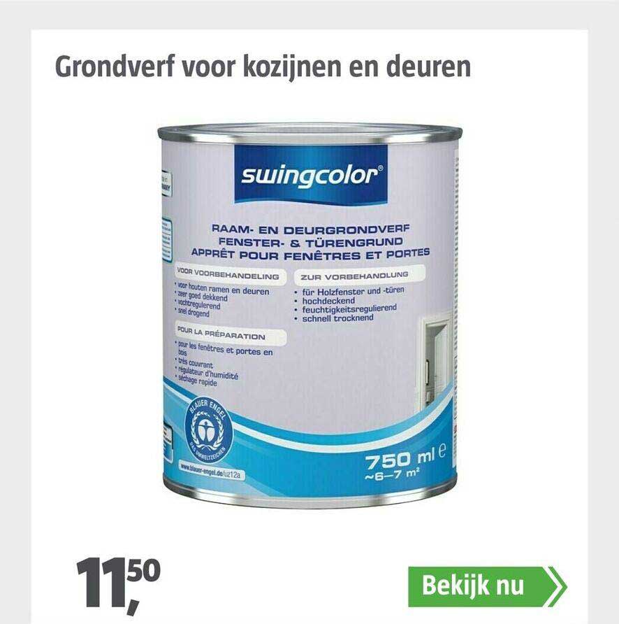 Grondverf Voor Kozijnen En Deuren Aanbieding bij BAUHAUS - 1Folders.nl