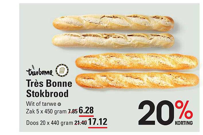 Très Bonne Stokbrood Aanbieding bij De Kweker - 1Folders.nl