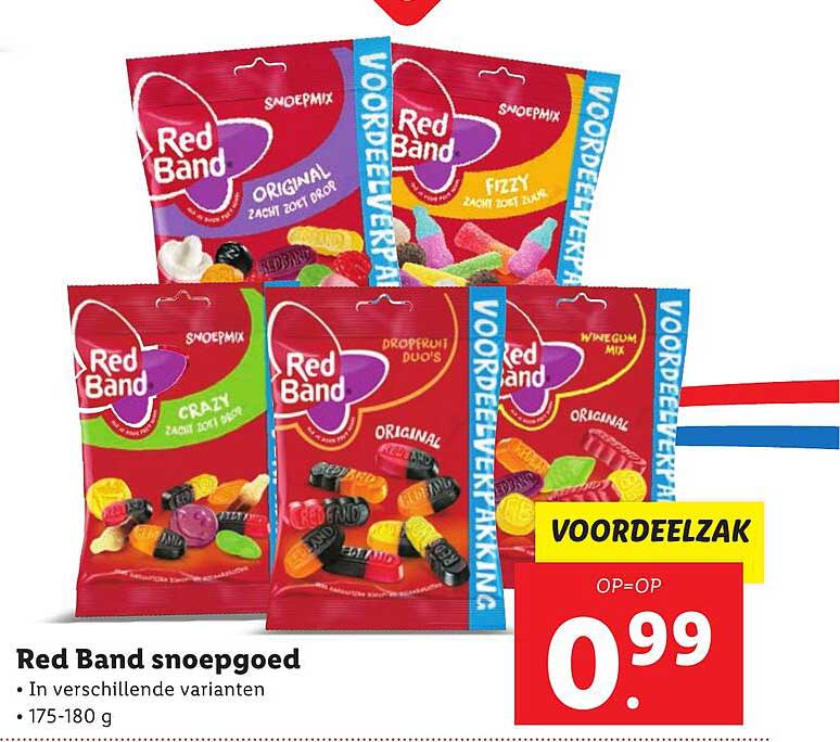Red Band Snoepgoed Aanbieding bij Lidl - 1Folders.nl