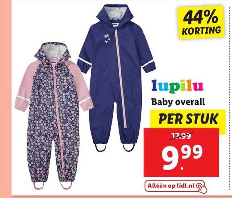 Lupilu Baby Overall Aanbieding bij Lidl - 1Folders.nl
