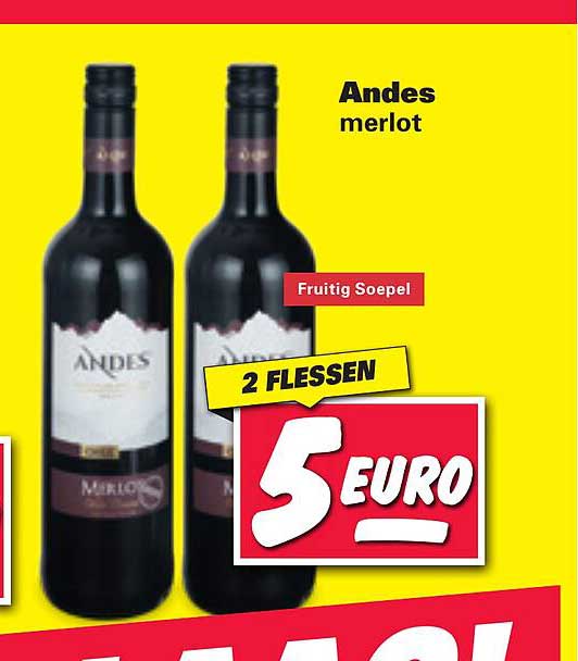 Andes Merlot Aanbieding bij Nettorama - 1Folders.nl