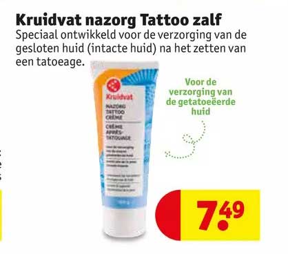 Kruidvat Nazorg Tattoo Zalf Aanbieding bij Kruidvat - 1Folders.nl