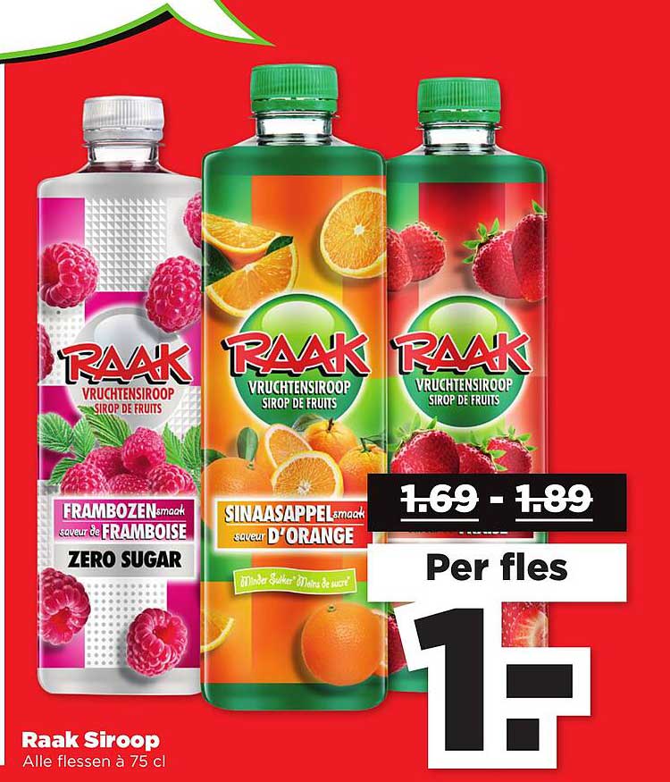 Raak Siroop Aanbieding bij PLUS - 1Folders.nl