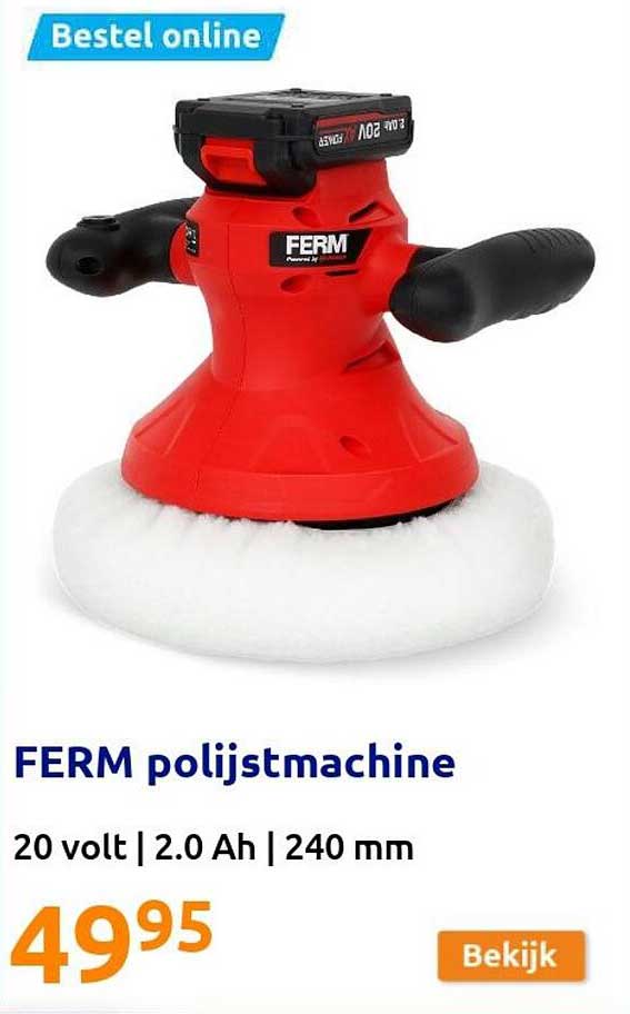 Ferm Polijstmachine Aanbieding bij Action - 1Folders.nl
