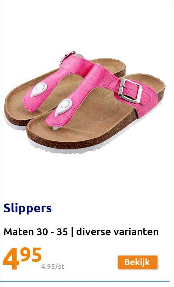 Slippers Aanbieding bij Action - 1Folders.nl