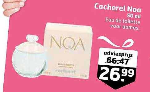 Cacherel Noa Eau De Toilette Voor Dames Aanbieding bij Trekpleister ...