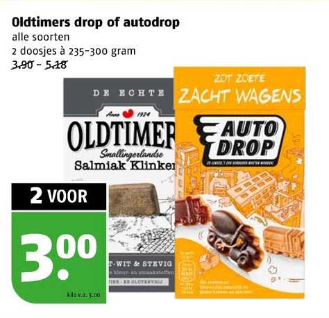 Oldtimers Drop Of Autodrop Aanbieding bij Poiesz - 1Folders.nl