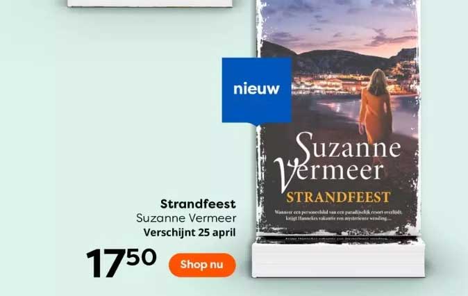 Strandfeest - Suzanne Vermeer Aanbieding bij The Read Shop - 1Folders.nl