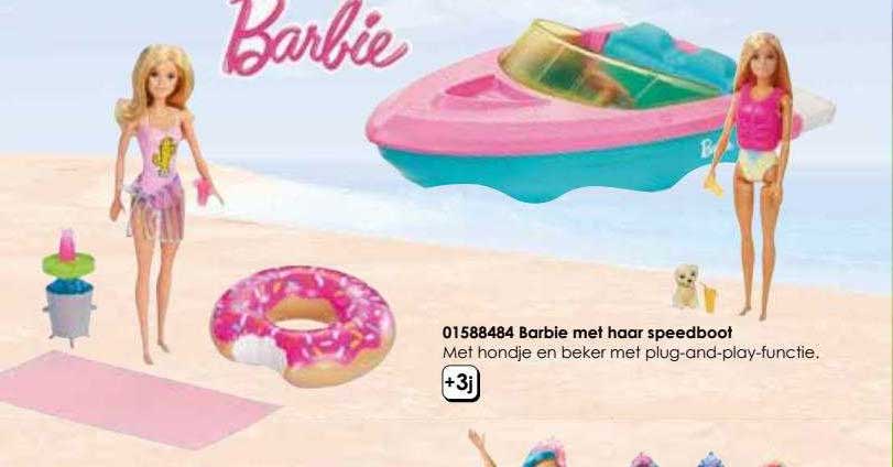 Barbie Met Haar Speedboot Aanbieding bij Toychamp - 1Folders.nl