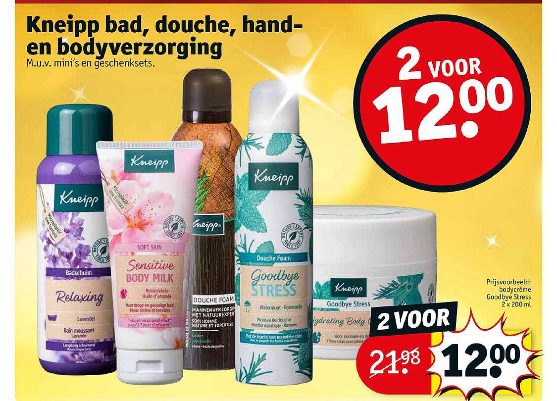 Kneipp Bad, Douche, Hand- En Bodyverzorging Aanbieding bij Kruidvat ...