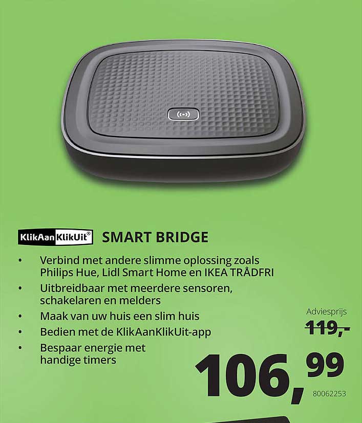 KlikAanKlikUit Smart Bridge Aanbieding bij Paradigit - 1Folders.nl