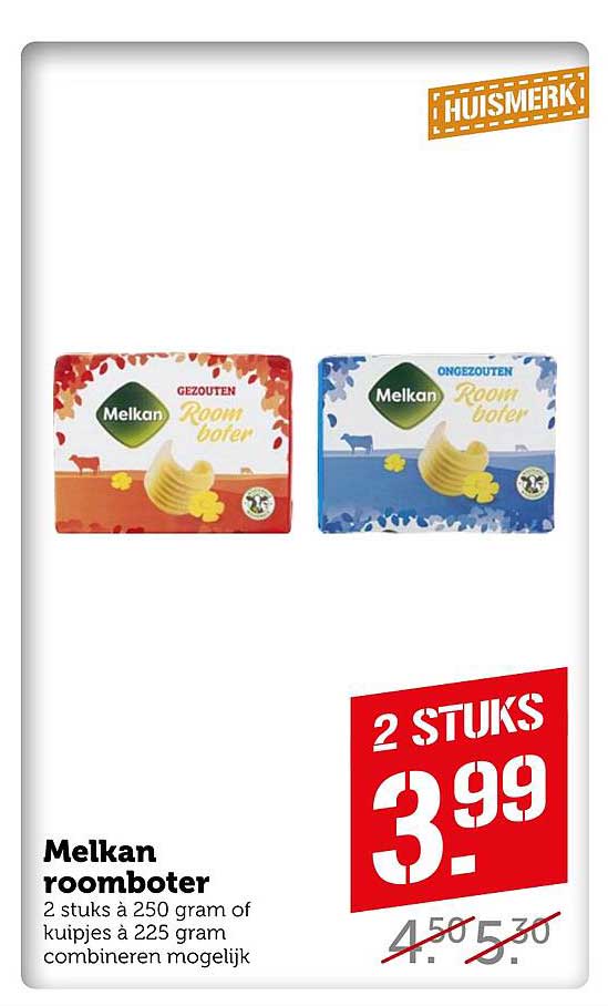 Melkan Roomboter Aanbieding bij Coop - 1Folders.nl