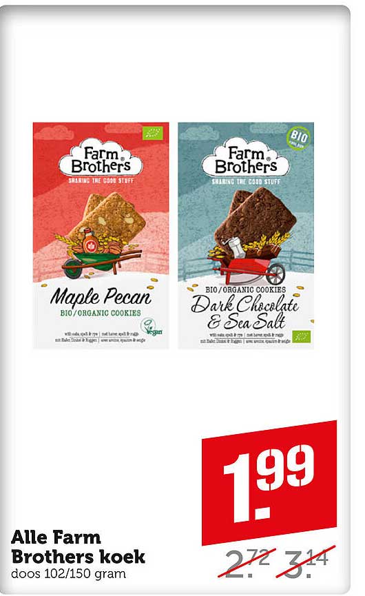 Alle Farm Brothers Koek Aanbieding bij Coop - 1Folders.nl