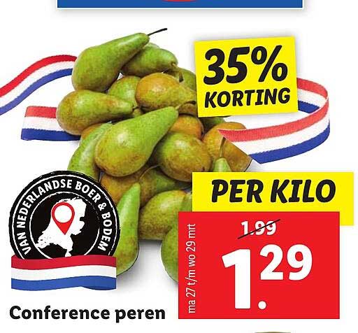 Conference Peren Aanbieding bij Lidl - 1Folders.nl