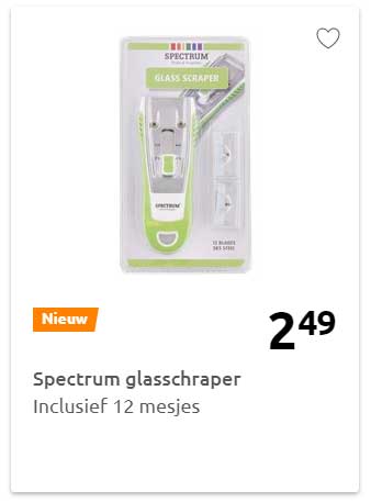Spectrum Glasschraper Aanbieding bij Action - 1Folders.nl