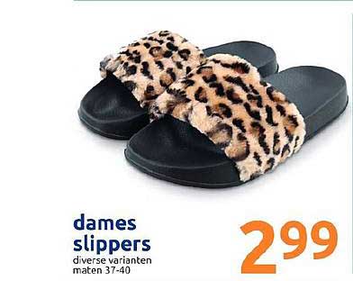 Dames Slippers Aanbieding bij Action - 1Folders.nl