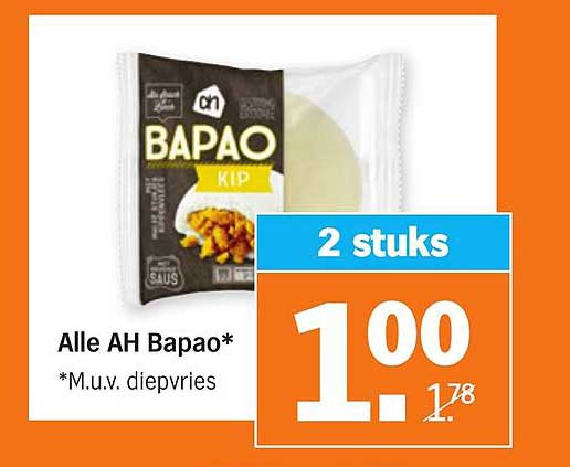 Alle AH Bapao Aanbieding bij Albert Heijn - 1Folders.nl