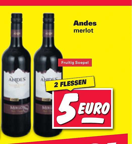 Andes Merlot Aanbieding bij Nettorama - 1Folders.nl