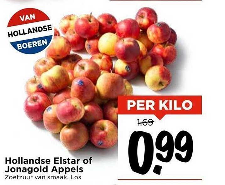 Hollandse Elstar Of Jonagold Appels Aanbieding bij Vomar - 1Folders.nl