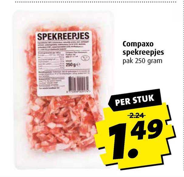 Compaxo Spekreepjes Aanbieding bij Boni - 1Folders.nl