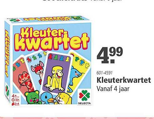 Kleuterkwartet Aanbieding bij Marskramer - 1Folders.nl