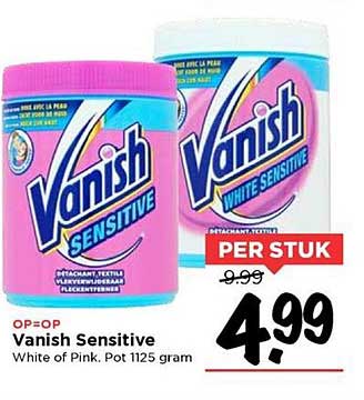 Vanish Sensitive Aanbieding bij Vomar - 1Folders.nl
