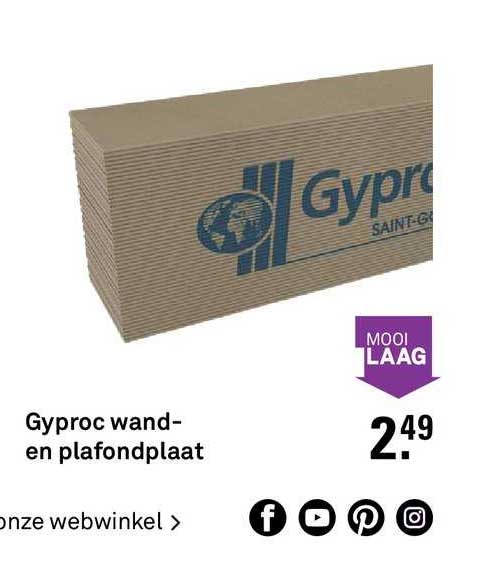 Gyproc Wand- En Plafondplaat Aanbieding bij Karwei - 1Folders.nl