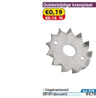 Dubbelzijdlge Kramplaat Aanbieding bij Toolstation - 1Folders.nl