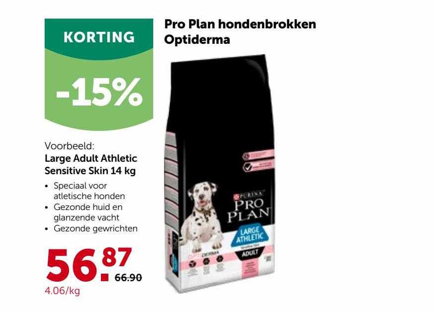 Purina Pro Plan Hondenbrokken Optiderma Aanbieding bij Aveve - 1Folders.nl