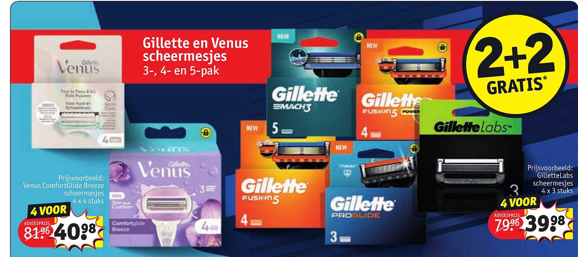 Gillette En Venus Scheermesjes Aanbieding bij Kruidvat - 1Folders.nl