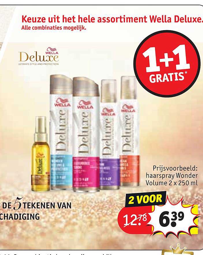 Wella Deluxe Assortiment Aanbieding bij Kruidvat - 1Folders.nl