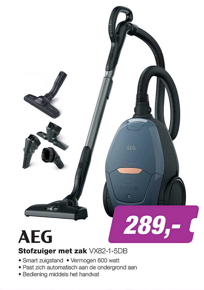 AEG Stofzuiger Met Zak VX82-1-5DB Aanbieding bij EP - 1Folders.nl