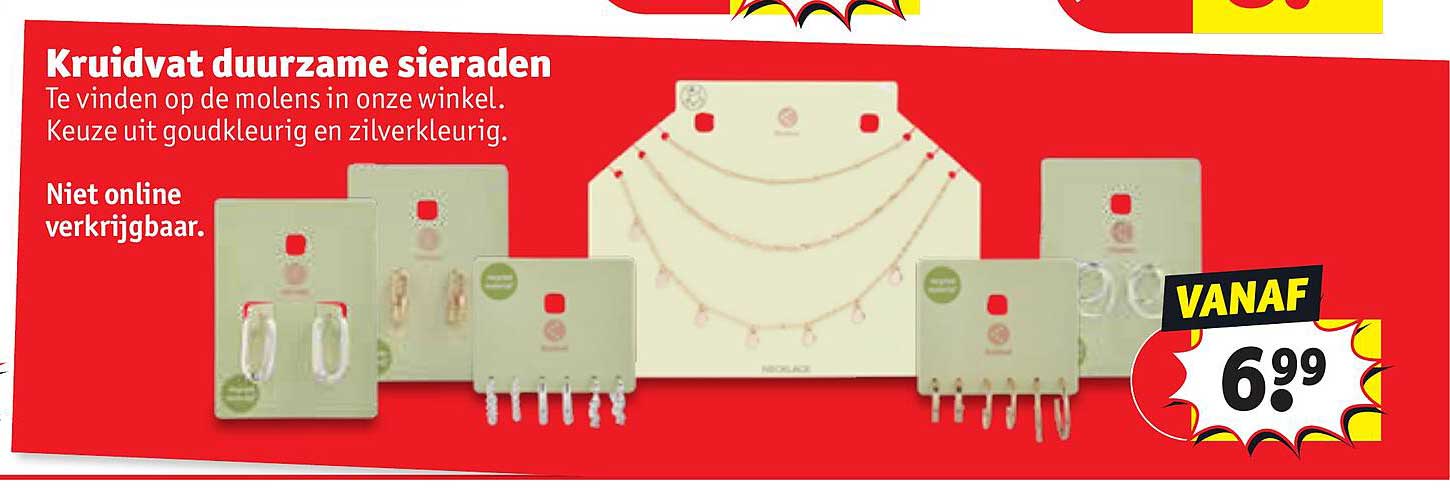 Kruidvat Duurzame Sieraden Aanbieding bij Kruidvat - 1Folders.nl