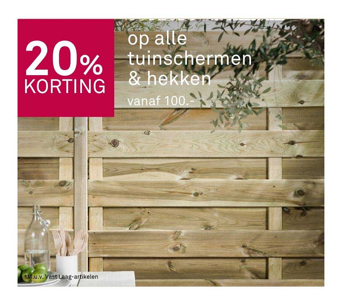 Op Alle Tuinschermen & Hekken Aanbieding bij Karwei - 1Folders.nl