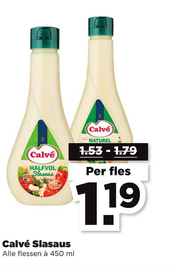 Calve Slasaus Aanbieding bij PLUS - 1Folders.nl