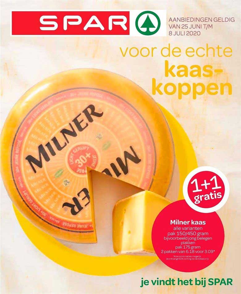 Milner Kaas Aanbieding bij Spar - 1Folders.nl