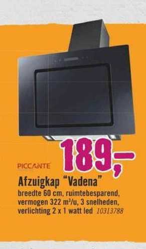 Piccante Afzuigkap "Vadena" Aanbieding bij Hornbach - 1Folders.nl