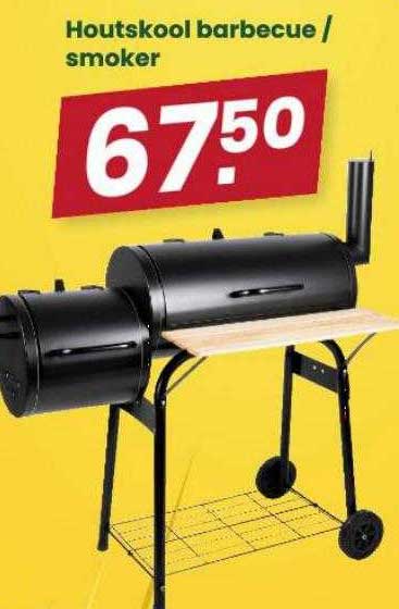 Houtskool Barbecue - Smoker Aanbieding bij Van Cranenbroek - 1Folders.nl