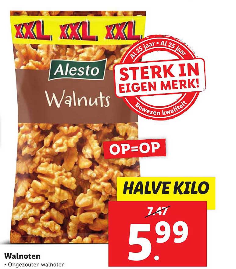 Alesto Walnoten Aanbieding bij Lidl - 1Folders.nl