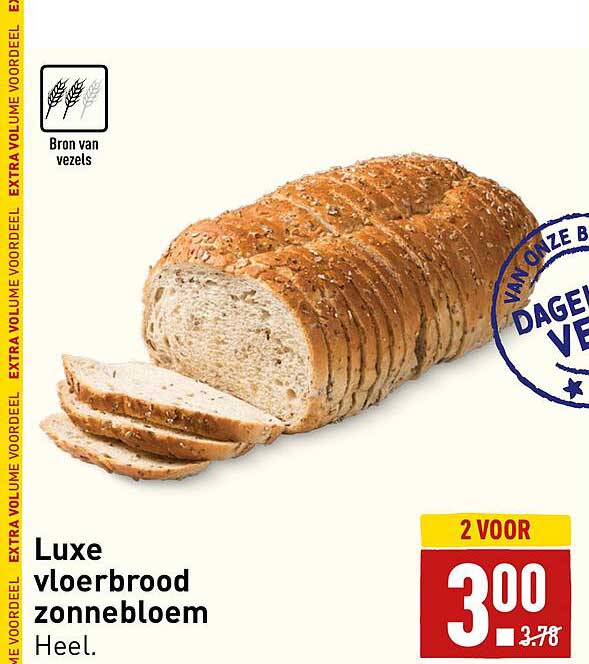 Luxe Vloerbrood Zonnebloem Aanbieding bij ALDI - 1Folders.nl