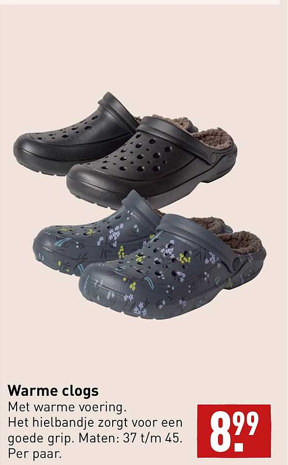 Warme Clogs Aanbieding bij ALDI - 1Folders.nl