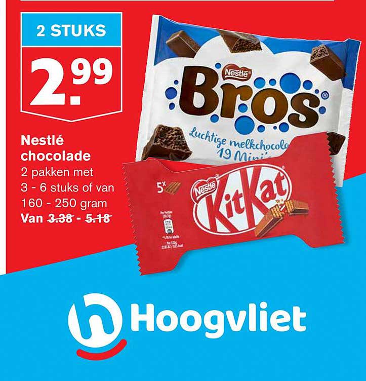 Nestle Chocolade Aanbieding bij Hoogvliet - 1Folders.nl