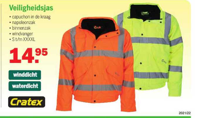 Cratex Veiligheidsjas Aanbieding bij Van Cranenbroek - 1Folders.nl