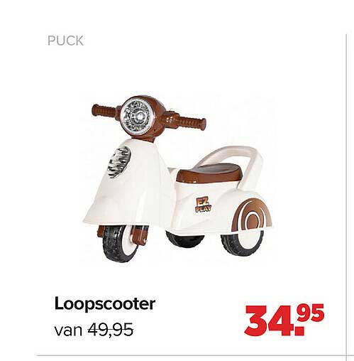 Puck Loopscooter Aanbieding bij Baby-Dump - 1Folders.nl