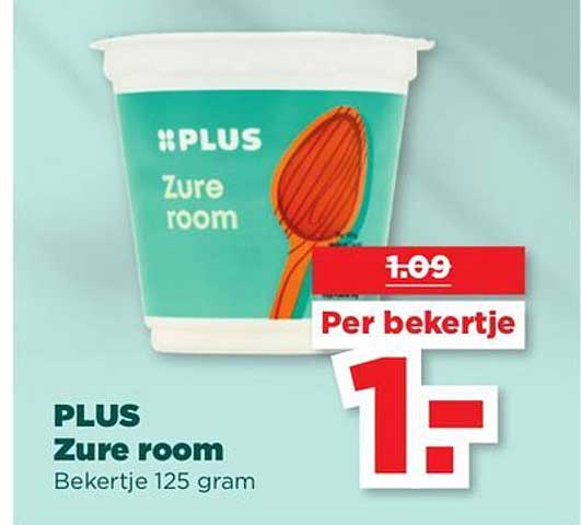 Plus Zure Room Aanbieding bij PLUS - 1Folders.nl