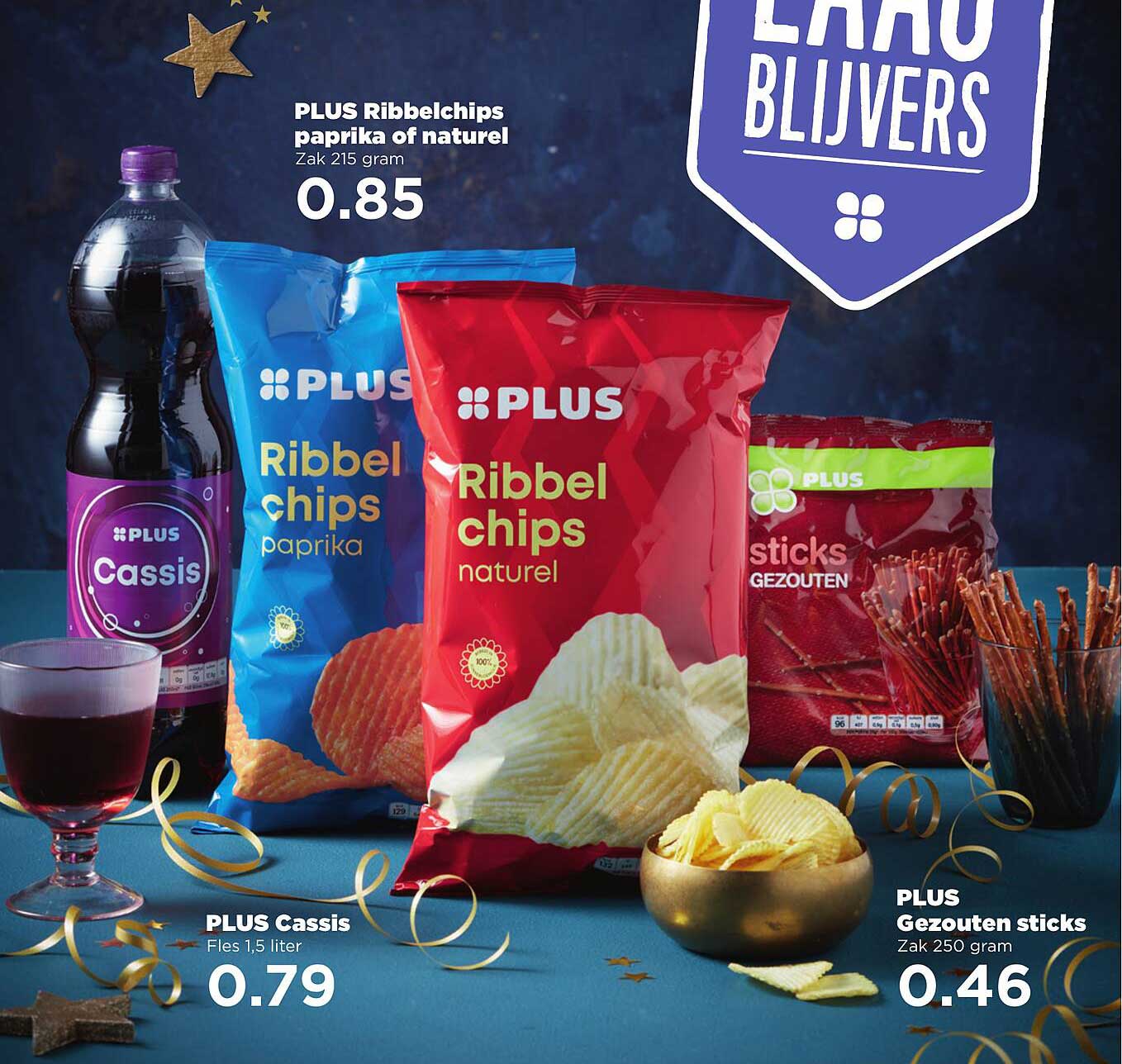 PLUS Ribbelchips Paprika Of Naturel Aanbieding bij PLUS - 1Folders.nl