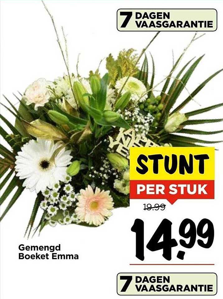 Gemengd Boeket Emma Aanbieding bij Vomar - 1Folders.nl