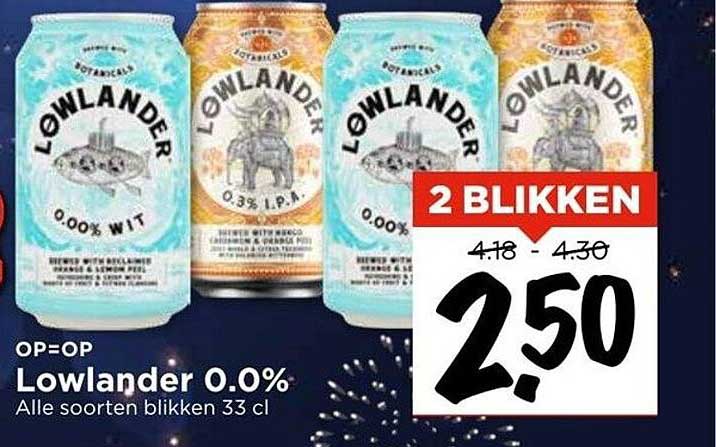 Lowlander 0.0% Aanbieding bij Vomar - 1Folders.nl