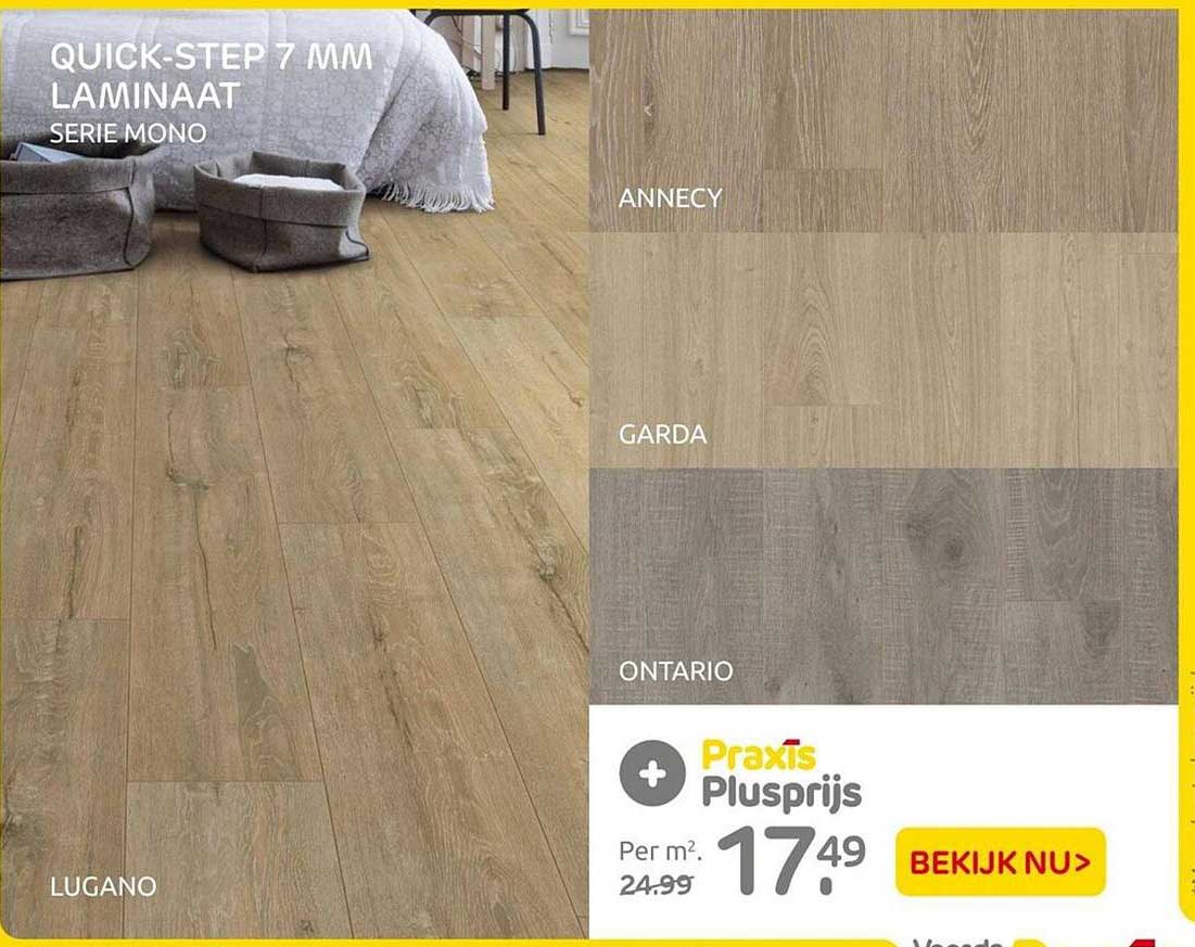 Quick-Step 7 Mm Laminaat Aanbieding bij Praxis - 1Folders.nl