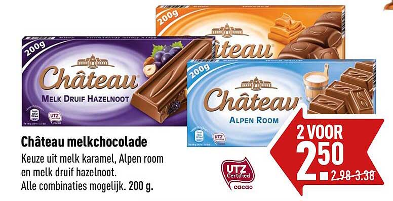 Château Melkchocolade Aanbieding bij ALDI - 1Folders.nl